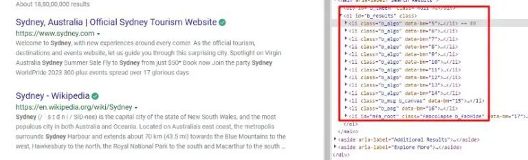 How to Scrape Bing Search Results using Python