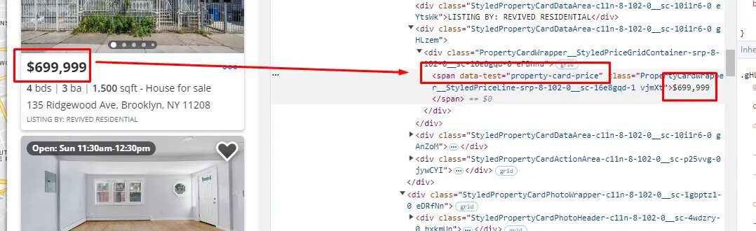 How To Scrape Zillow Property Data using Python - Scraping Dog