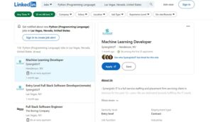 Scrape LinkedIn Jobs using Python (Save Data in CSV)